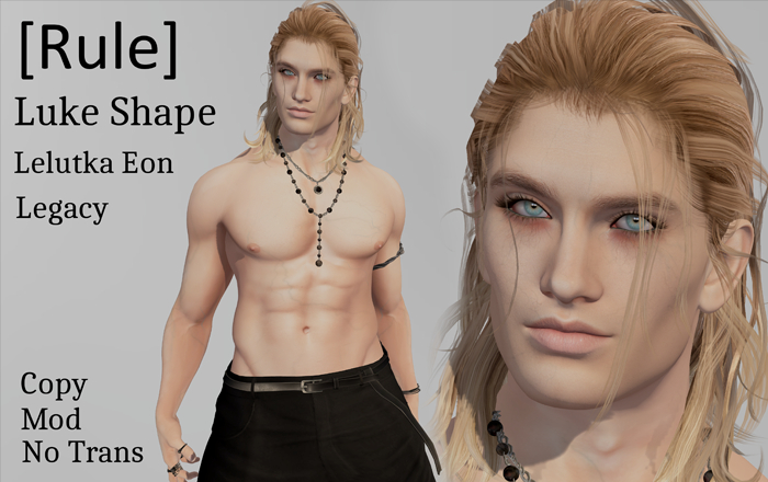 Second Life Marketplace Rule Luke Shape Lelutka Eon Legacy